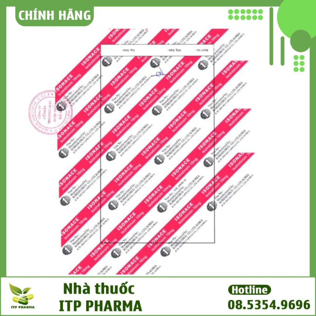 Thuốc Isonace 10mg điều trị mụn trứng cá hiệu quả - ITP PHARMA