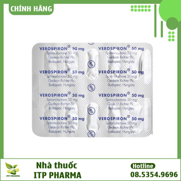 Thuốc Verospiron 50mg là gì, tác dụng, giá bao nhiêu, mua ở đâu