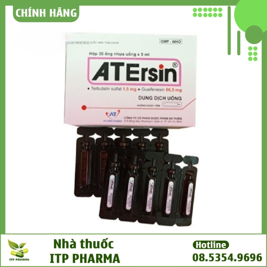Thuốc ATErsin 5ml - Giảm ho và long đờm hiệu quả - ITP Pharma