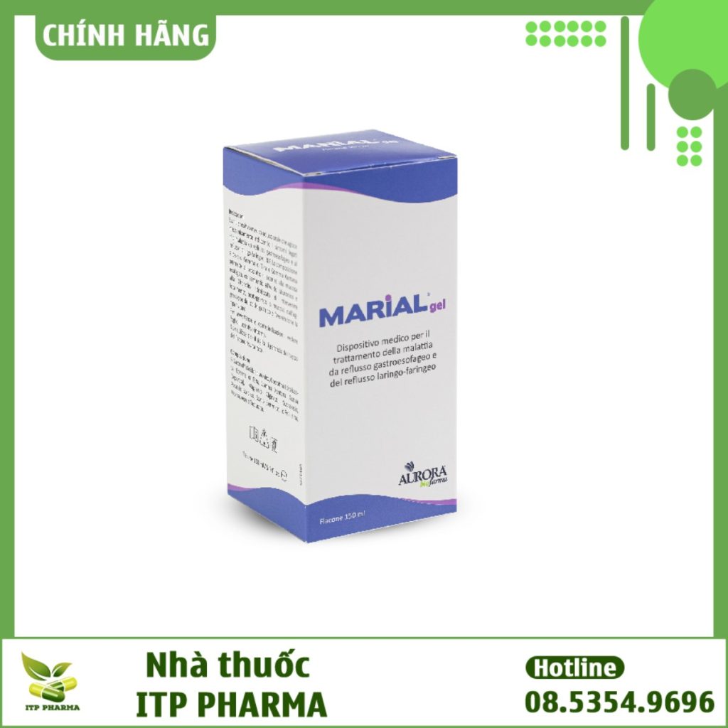 Marial Gel giúp giảm các triệu chứng trào ngược dạ dày - ITP Pharma