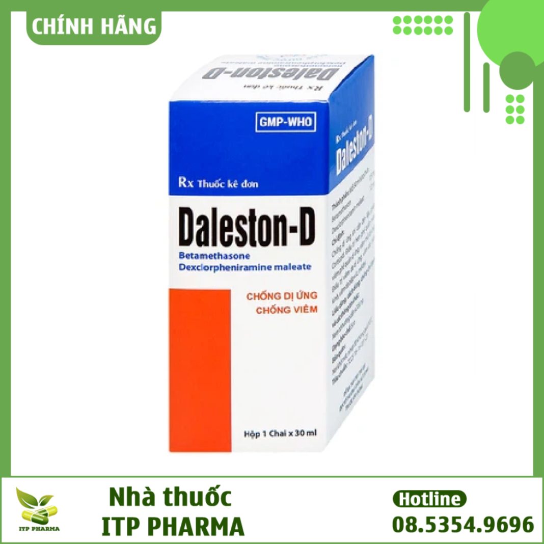 Siro ho Daleston-D 30ml có phải kháng sinh? Giá bao nhiêu? Mua ở đâu?