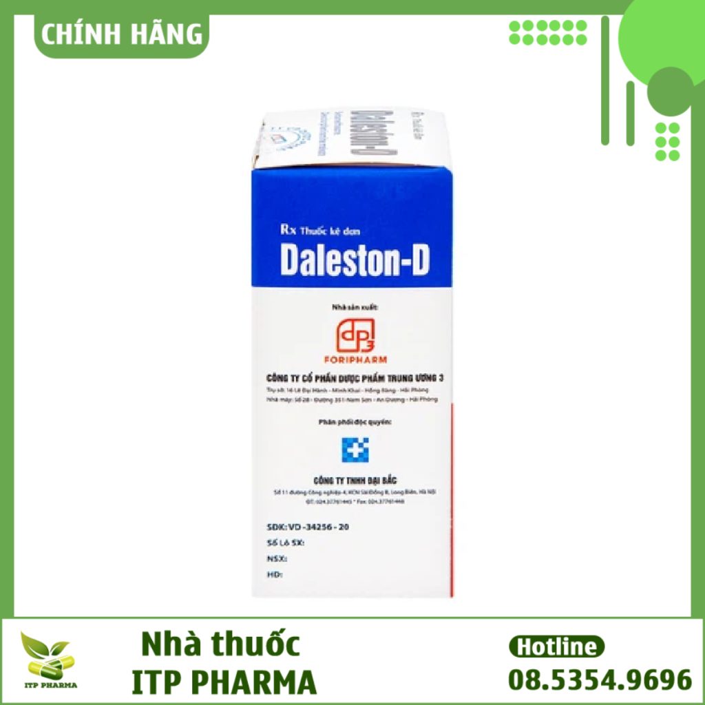 Siro ho Daleston-D 30ml có phải kháng sinh? Giá bao nhiêu? Mua ở đâu?