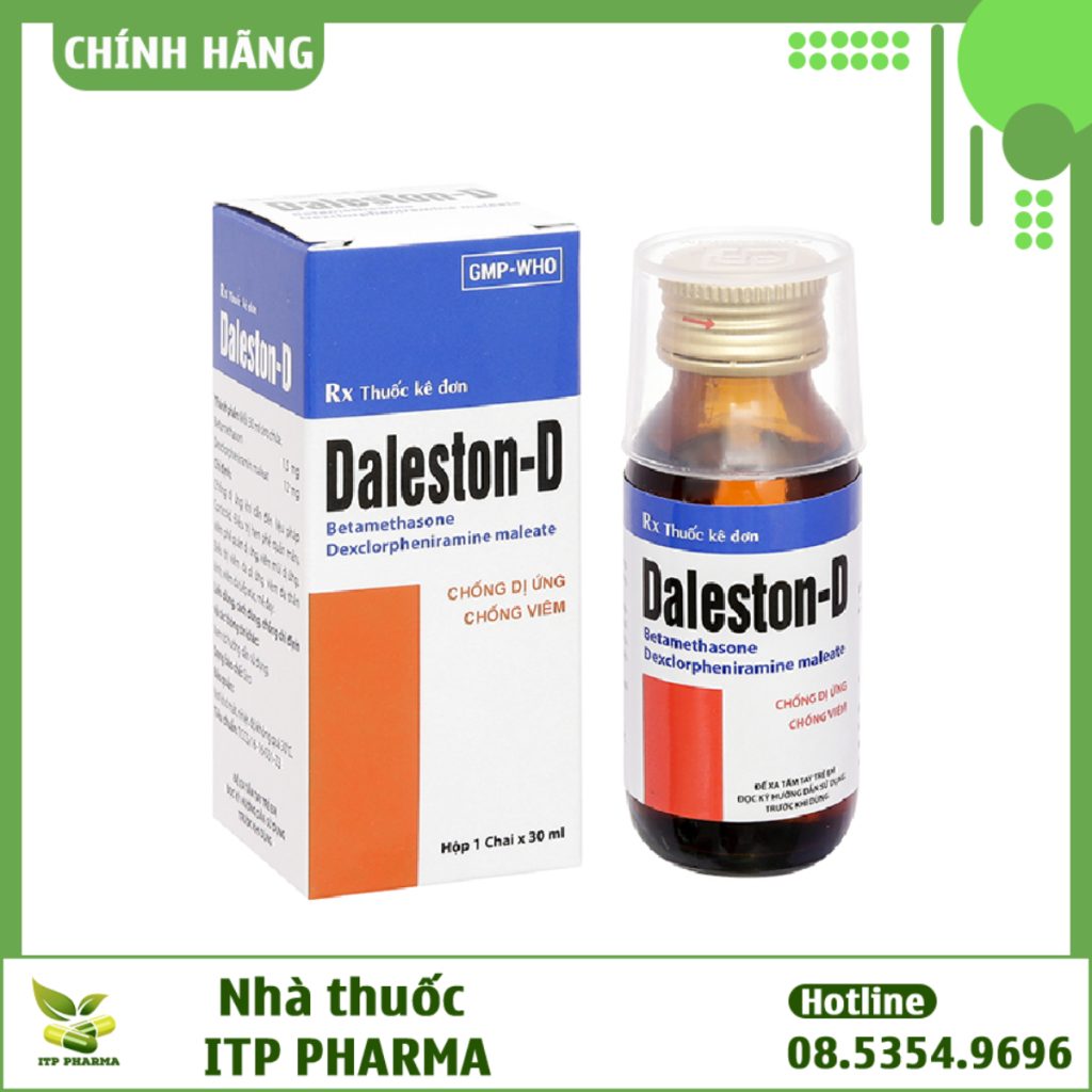 Siro ho Daleston-D 30ml có phải kháng sinh? Giá bao nhiêu? Mua ở đâu?