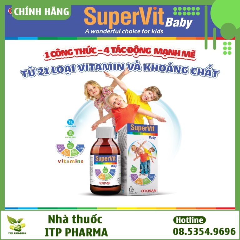 Sản phẩm SuperVit Baby – Hỗ trợ tăng cường sức khỏe - ITP Pharma