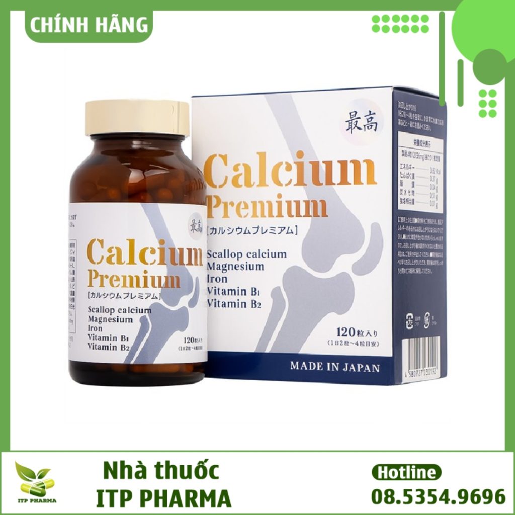 Calcium Premium JpanWell bổ sung calci giúp xương chắc khỏe - ITP