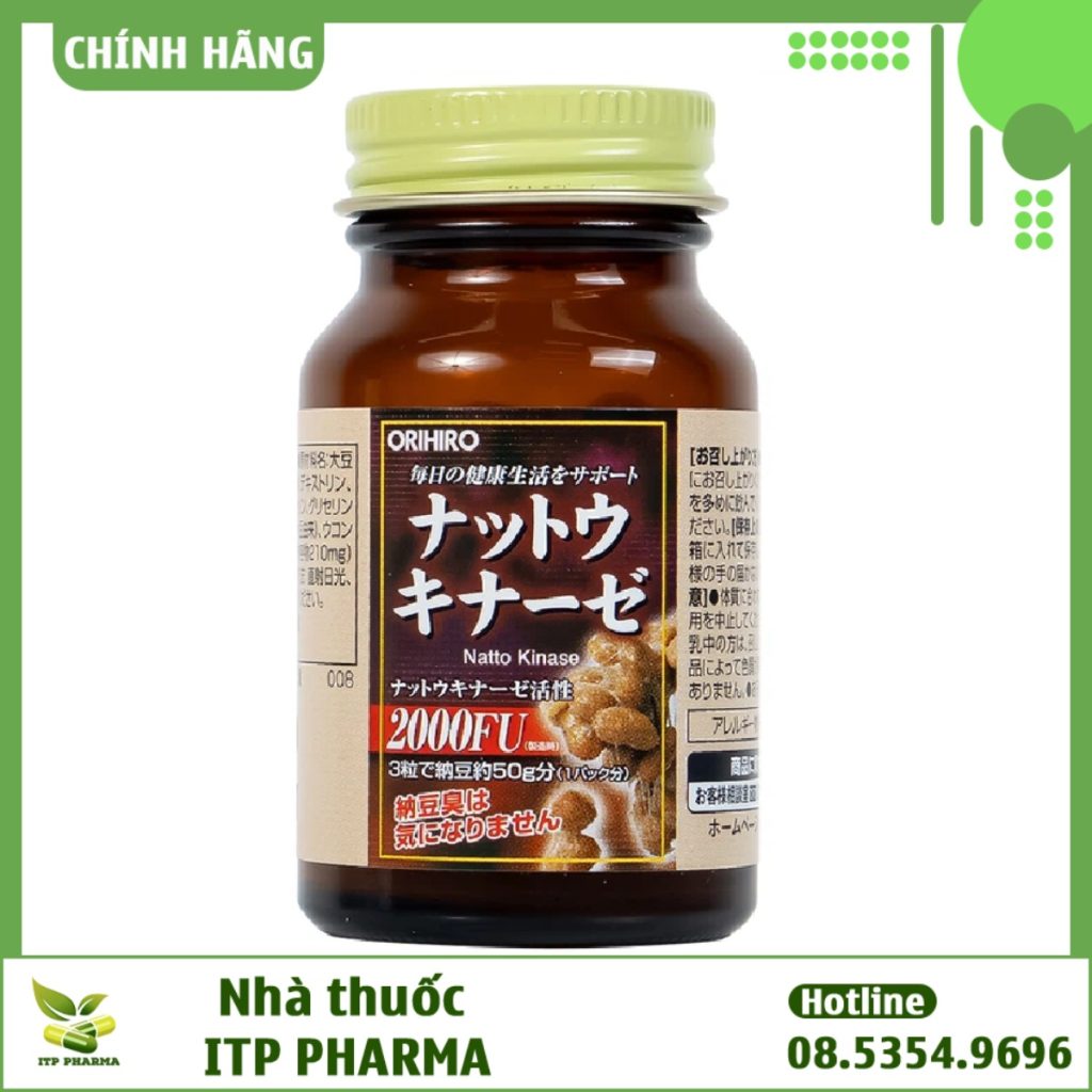 Orihiro Nattokinase Capsules phòng chống đột quỵ - ITP Pharma