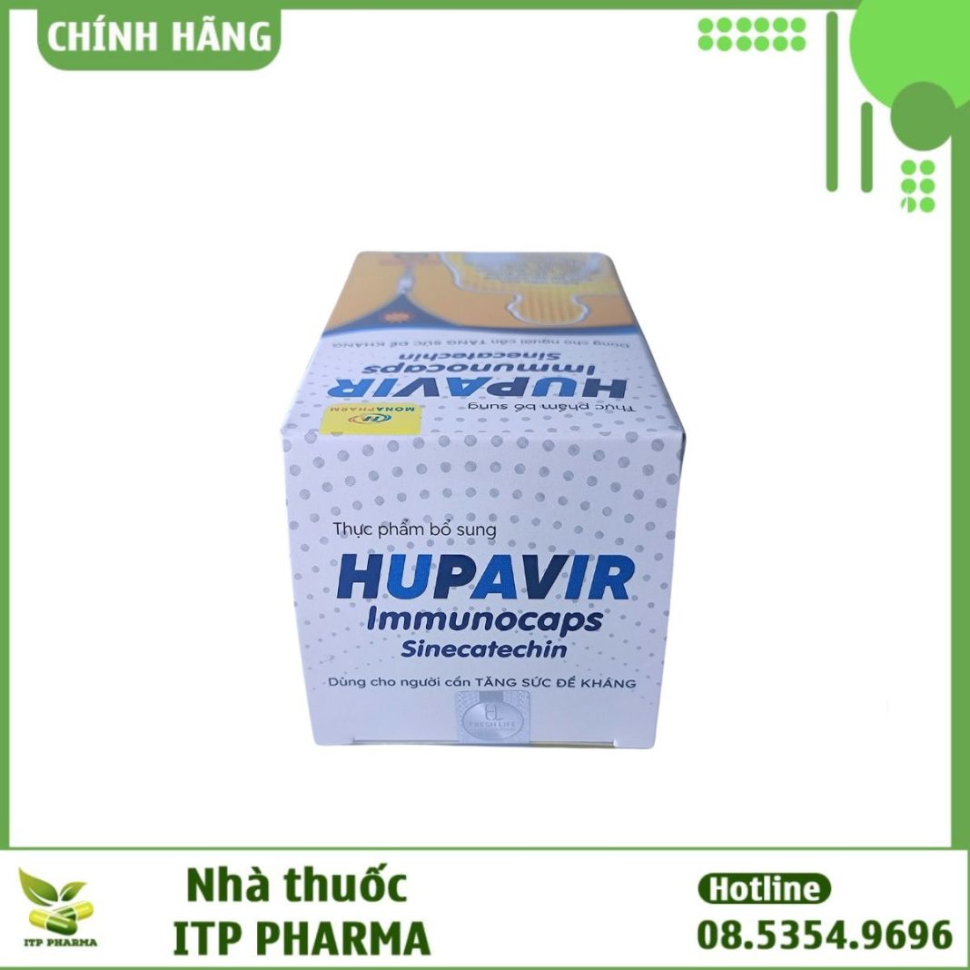 HUPAVIR Immunocaps Sinecatechin - viên uống tăng cường đề kháng