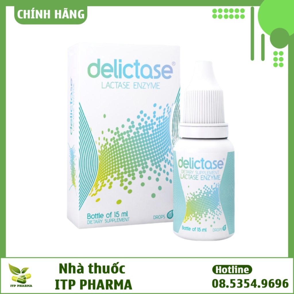 Delictase Oral Drops hỗ trợ bé bất dung nạp lactose - ITP Pharma